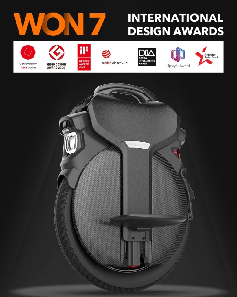 INMOTION V11 Electric Unicycle, 18-inch Wheel Unicycle Built-in with 3. ...